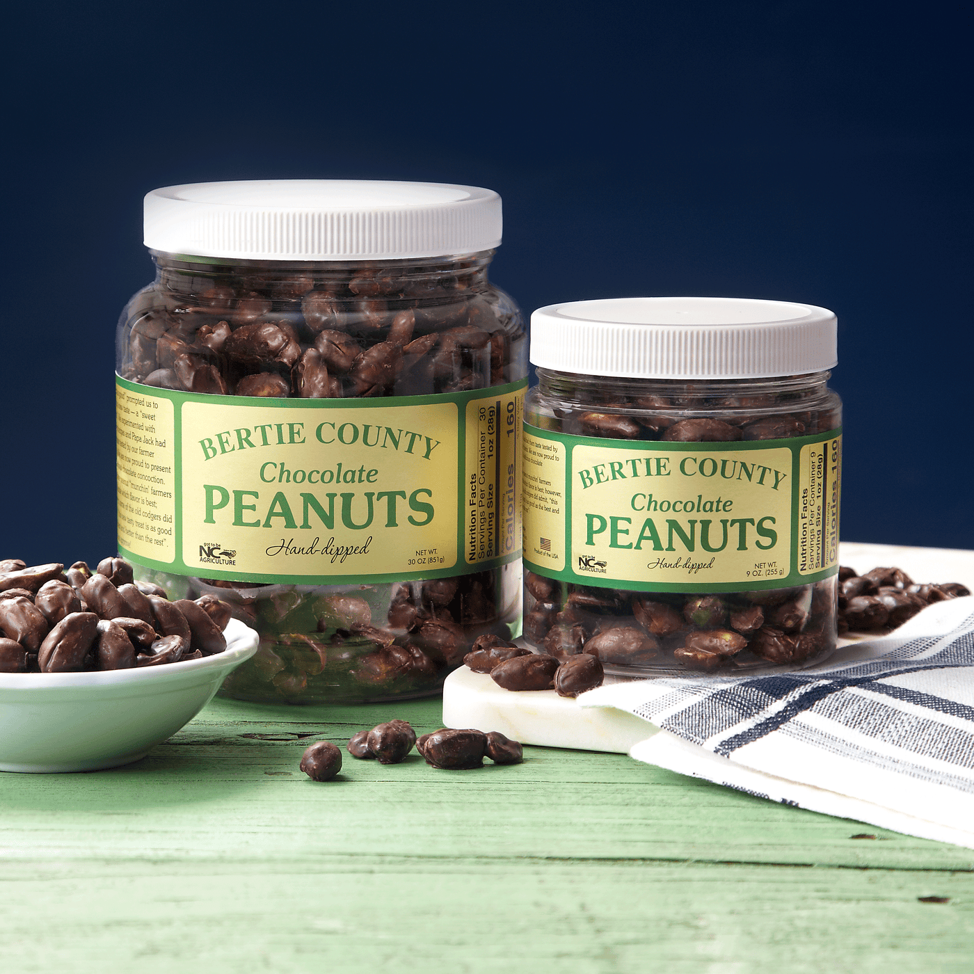 Gourmet Chocolate Covered Peanuts | Bertie County Peanuts
